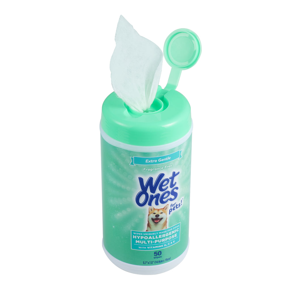 Wet Ones Hypoallergenic Wipe for Dogs - 50 ct canister – Pets + People